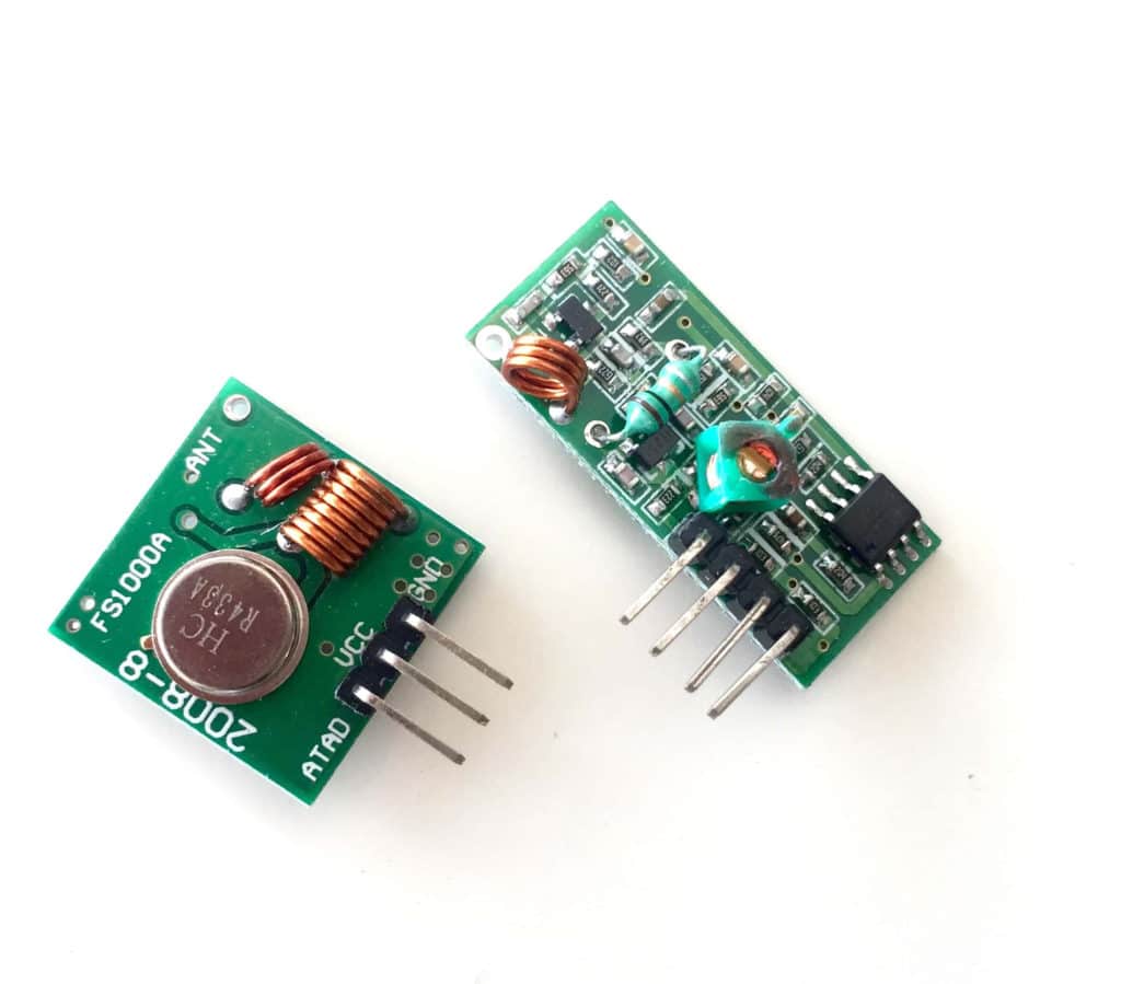 2 x 433 Mhz Sender Empfänger Raspberry Pi – RF Modul Funk Transmitter ...