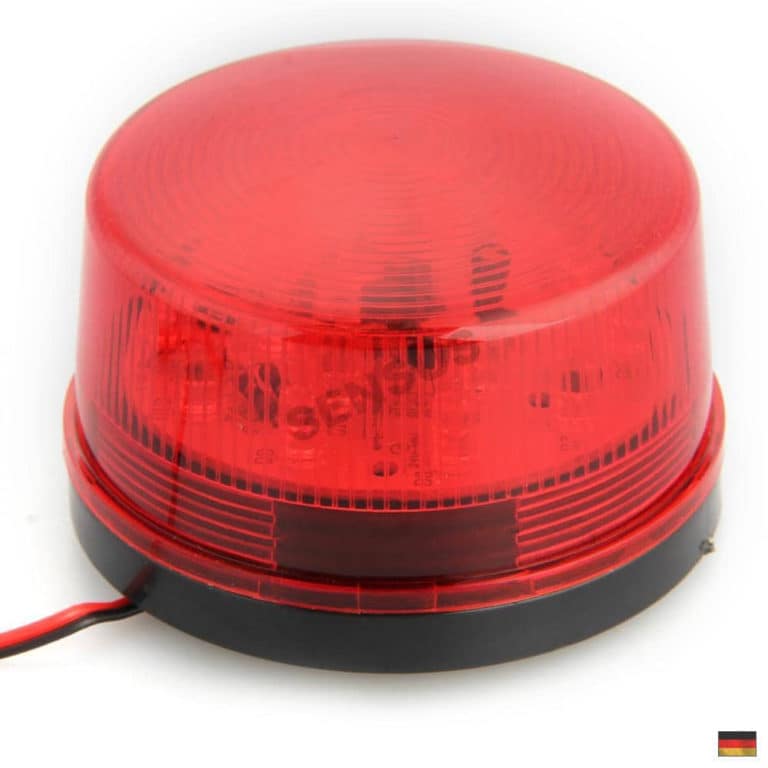 12V LED Blitzlicht Warnlicht Alarmanlage Alarm Blitzer Signalleuchte ...