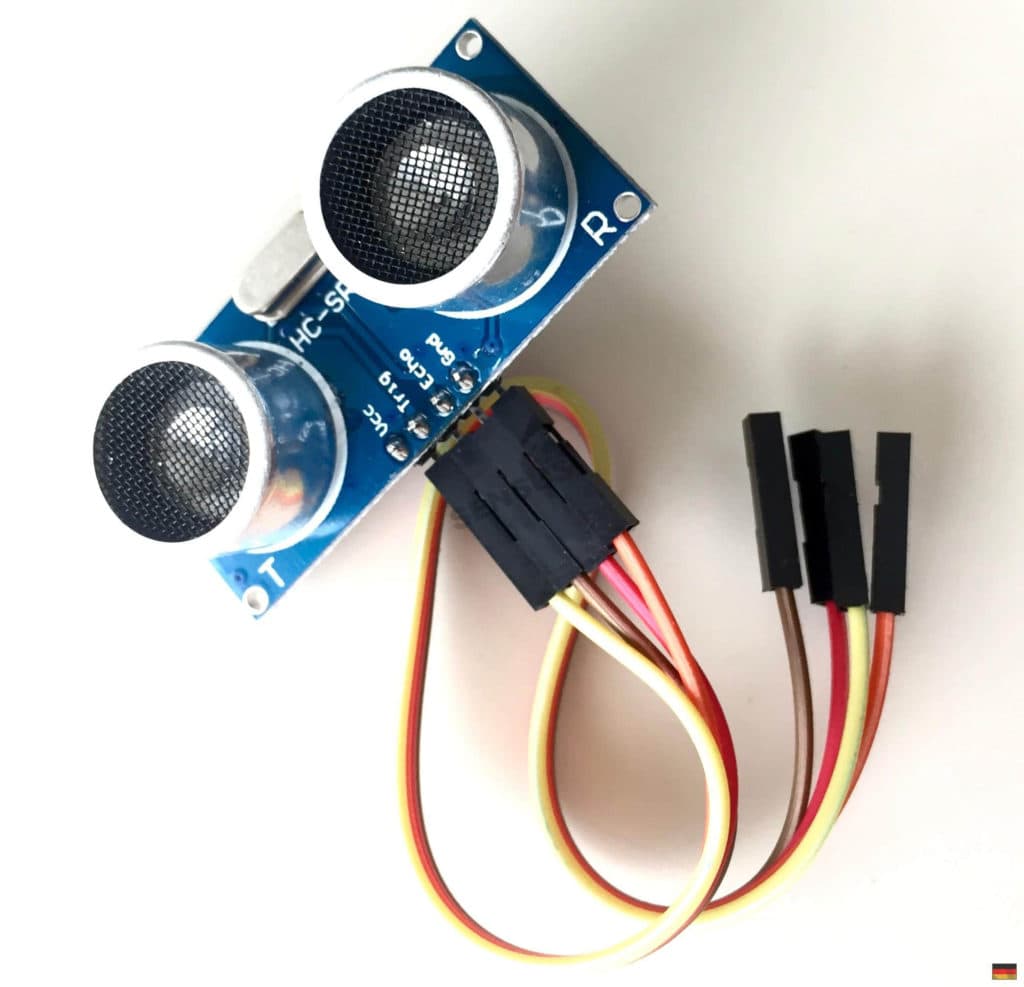 HC-SR04 Ultraschall Sensor SET Kit Entfernungsmesser Abstandsmesser Raspberry Pi - MAKERSHOP.DE