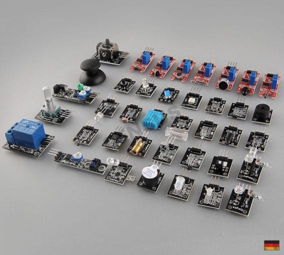 37 in 1 Sensoren Starter Kit Zip Module Bundle Pack Arduino Raspberry ...