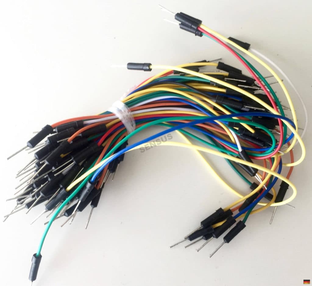 Jumper Wire Steckbrücken Steckbrett Kabel 20p male female männlich ...