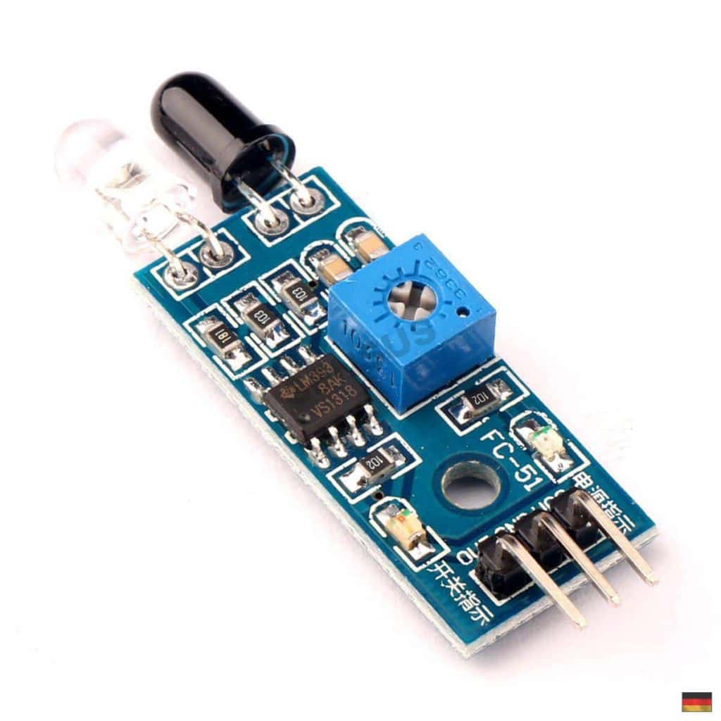 3 x IR Infrarot Hindernis Erkennung Abstandssensor Sensor Modul Arduino Raspberry Pi – MAKERSHOP.DE