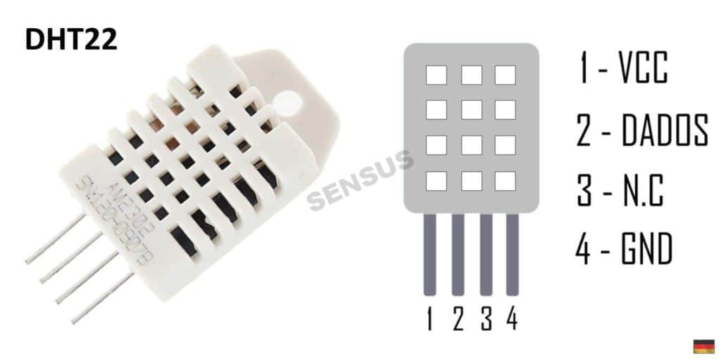 DHT22 AM2302 ASAIR Digital Temperatur Sensor Luftfeuchte Arduino ...