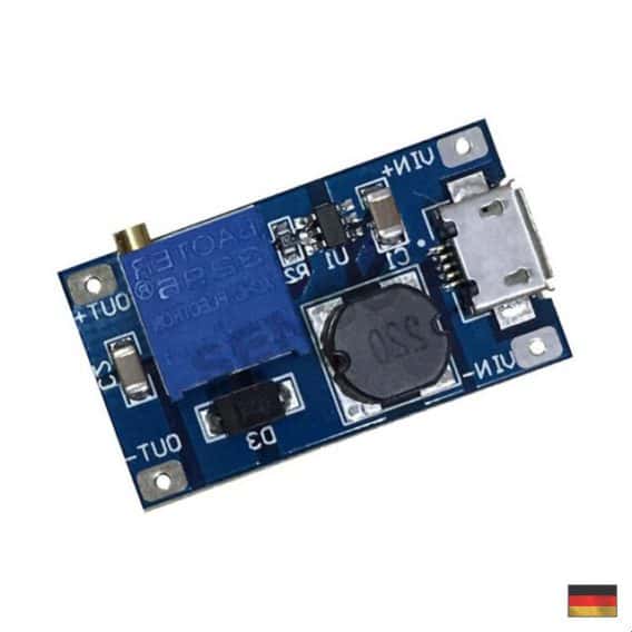 MT3608 2A DC-DC Step-Up Boost Modul Spannungswandler für Arduino ...