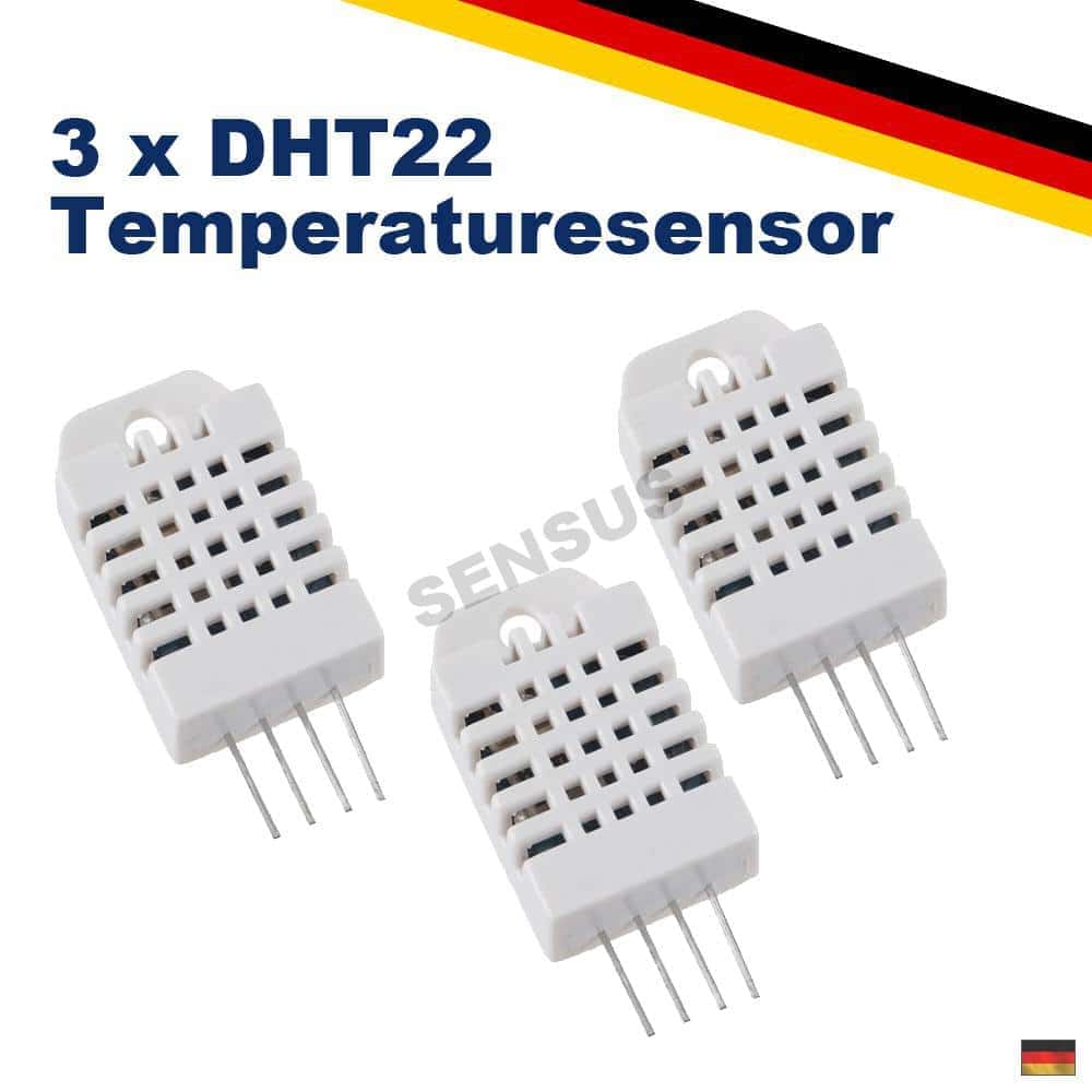 3x DHT22 AM2302 Temperatur Feuchtigkeitssensor Sensor Modul Arduino ...