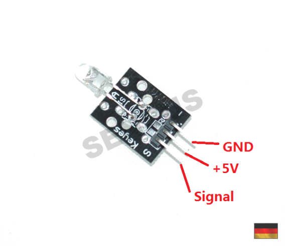 KY-005 Infrarot Sender IR Diode 38 kHz Emitter Modul Transmitter ...