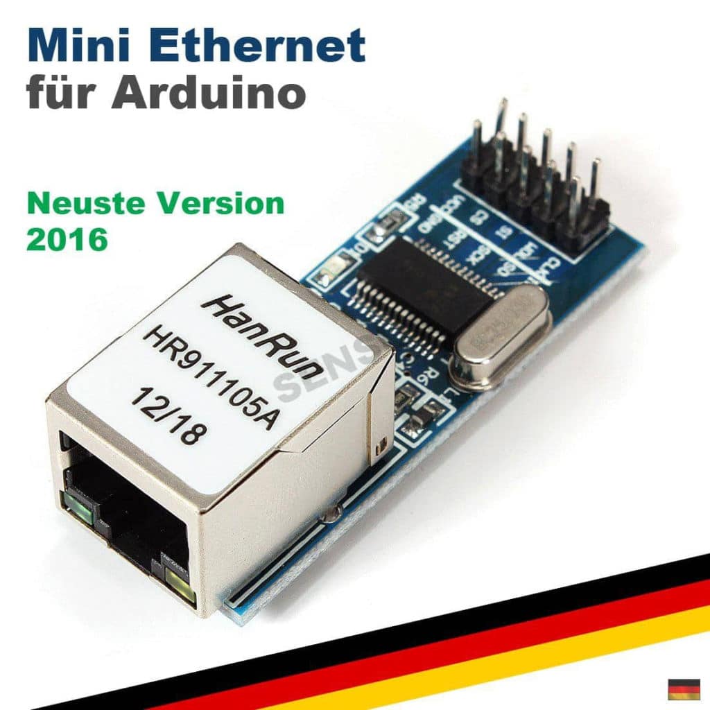 Mini Ethernet LAN RJ45 Netzwerk Modul ENC28J60 Arduino SPI CP01002 G23 ...