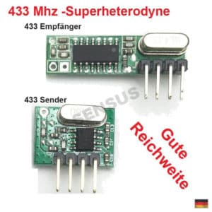 433 Mhz Sender Empfänger RF Funk Modul FS1000A xy-mk-5v Arduino ...