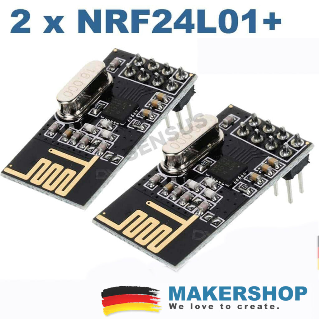 NRF24L01+ PCB Adapter | Breakout Board – Breadboard Pinout Funk Modul ...