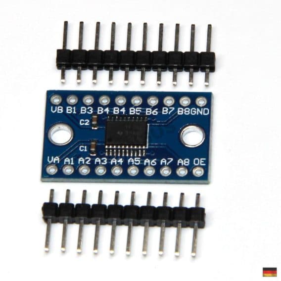5 Stück – 4 Kanal Pegelwandler Level Shifter Konverter I2C 5V-3.3V ...