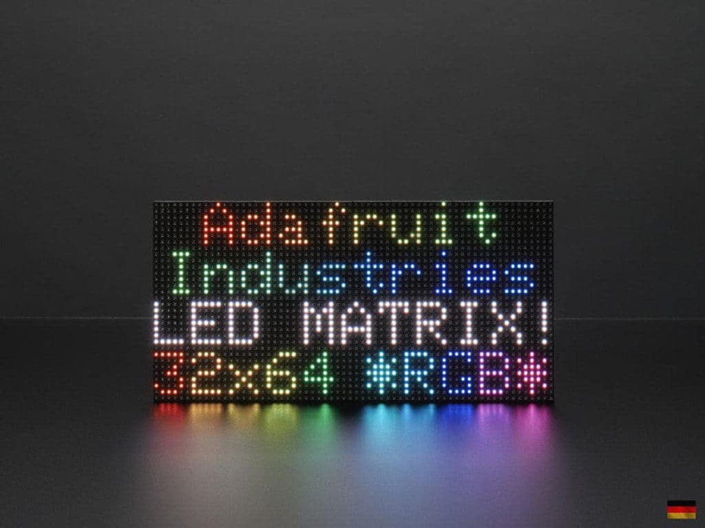 64×32 Full Color RGB Panel LED Matrix P4 4mm Pitch Adafruit Raspberry ... 64×32 Full Color RGB Panel LED Matrix P4 4mm Pitch Adafruit Raspberry ...