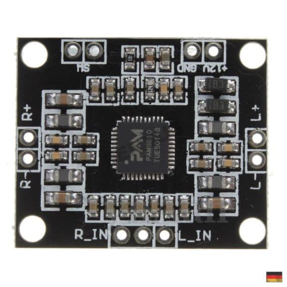 PAM8610 2x15W Audio Stereo Verstärker Amplifier Board Modul Arduino ...
