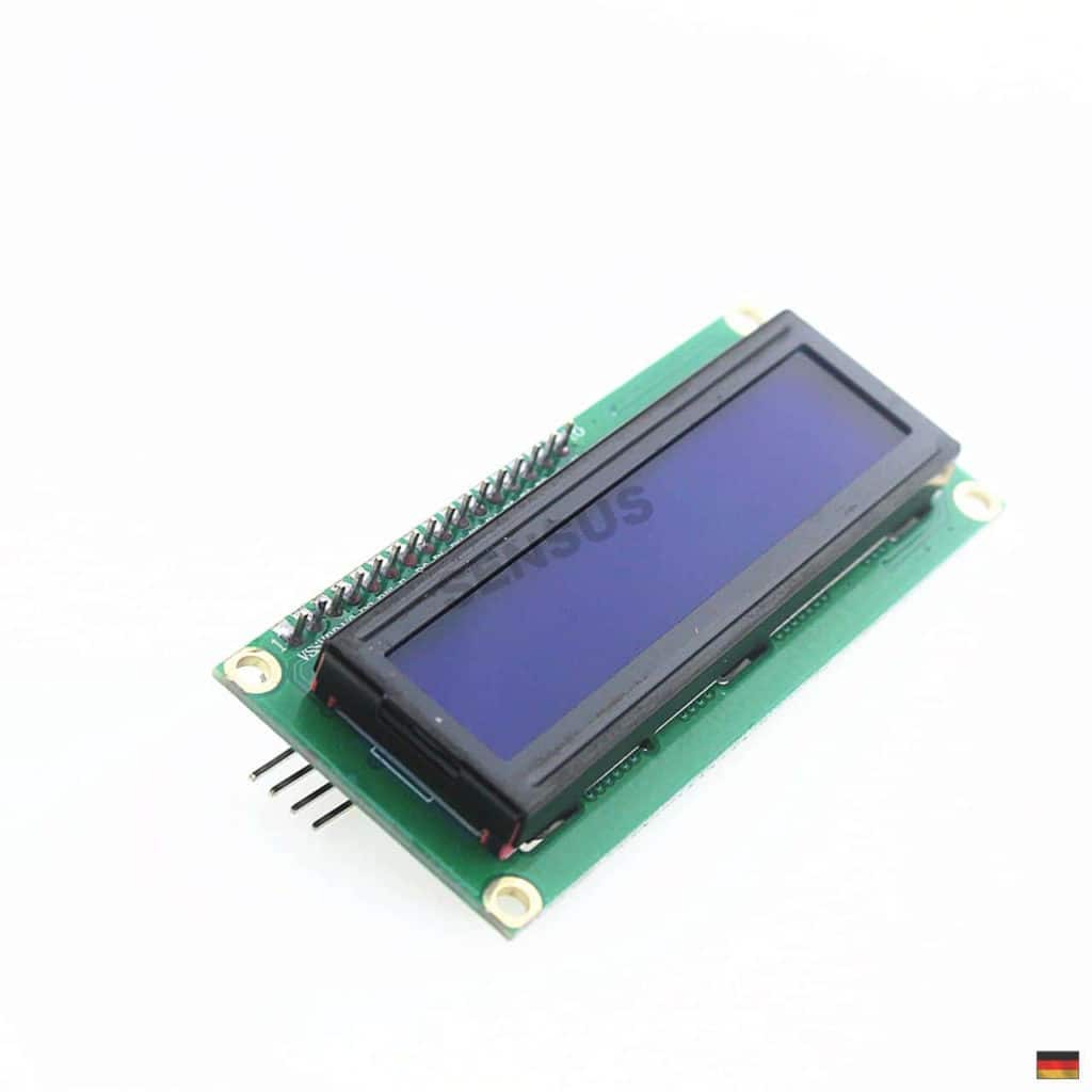 LCD 1602 + I2C HD44780 Modul VERLÖTET Display Anzeige Arduino Raspberry ...