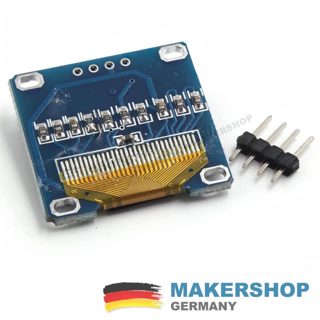 0,96 Zoll Arduino OLED Display SSD1306 Weiss 128×64 I2C/IIC Modul ...