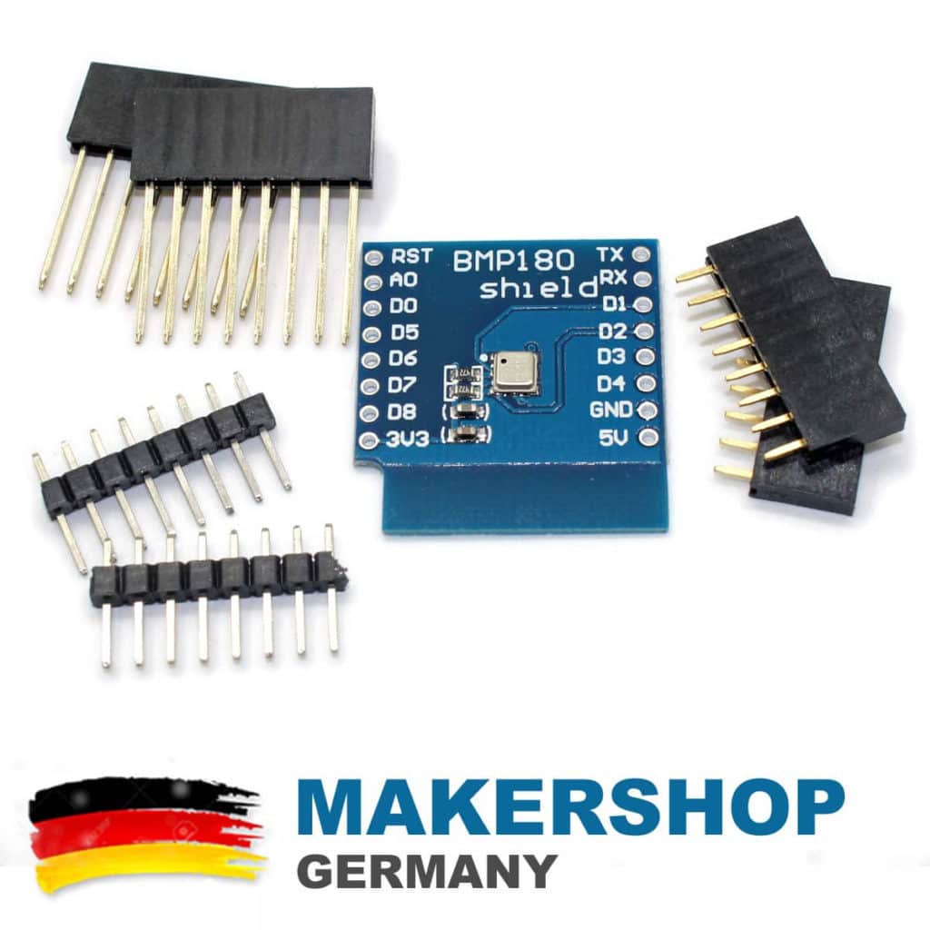 BMP180 Shield Temperatur messen Luftdruck Erweiterung für WeMos D1 Mini ...