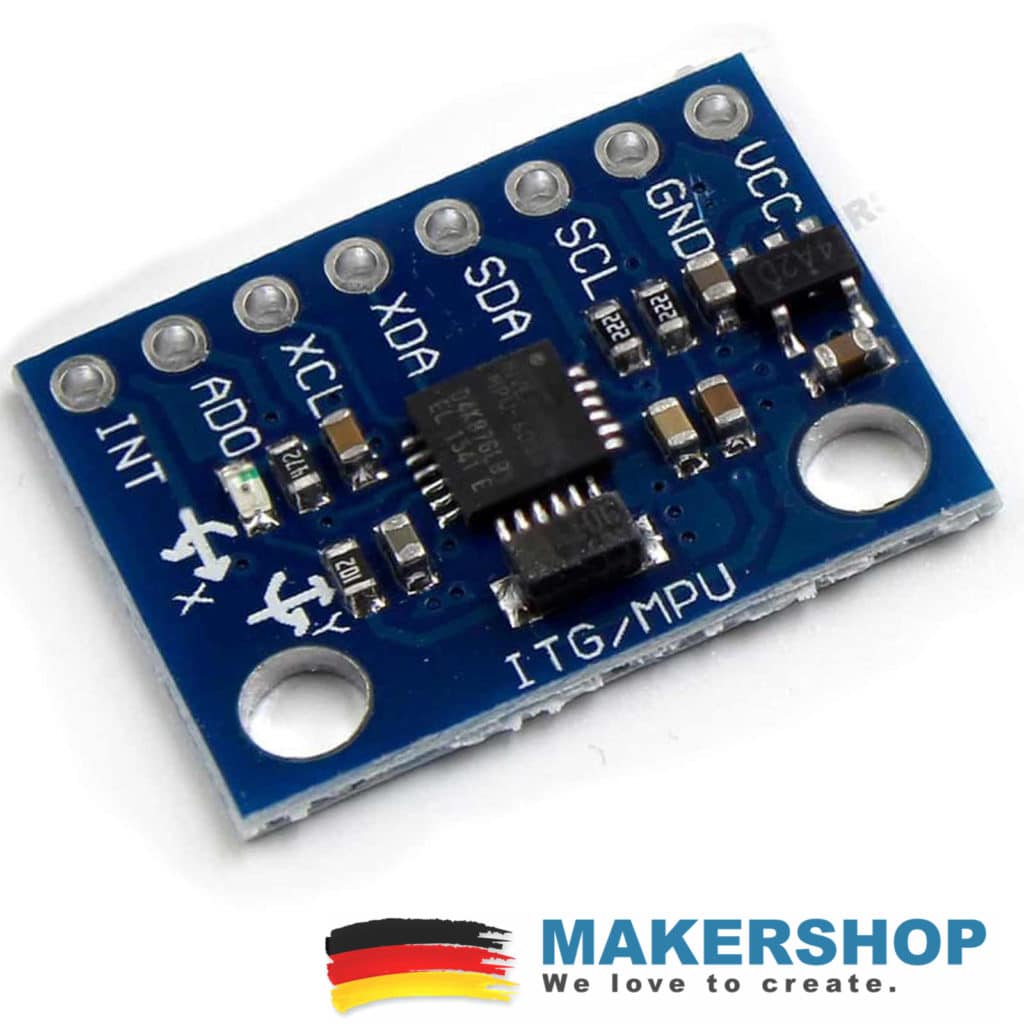 GY-521 MPU-6050 Beschleunigungssensor 3 Achsen Gyroskop Raspberry Pi ...
