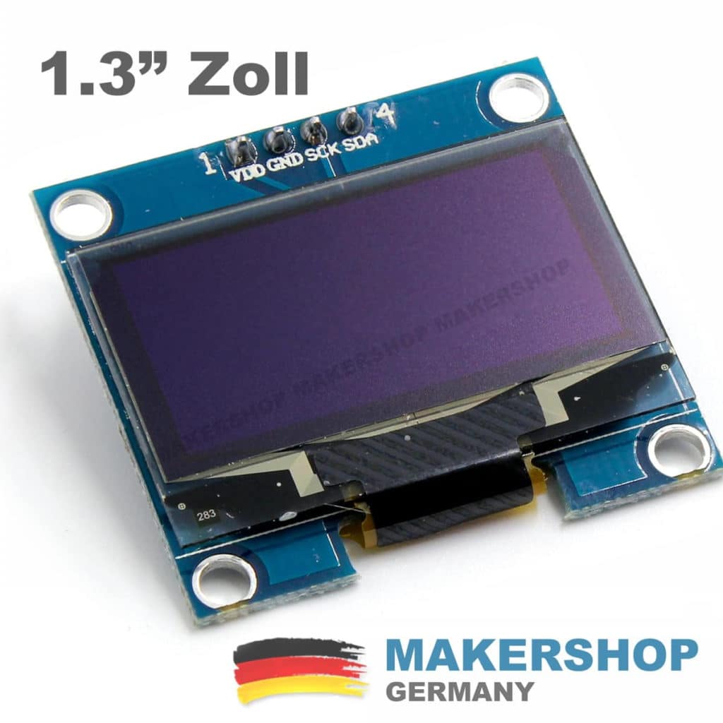 0,96 Zoll Arduino OLED Display SSD1306 BLAU 128×64 I2C/IIC Modul SPI ...