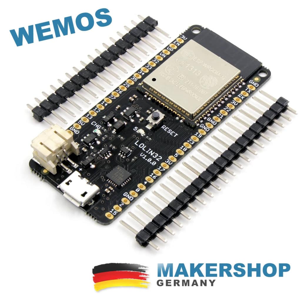 Wemos Lolin32 Arduino ESP32 WLAN Bluetooth BLE 4MB NodeMCU D1 Mini ...