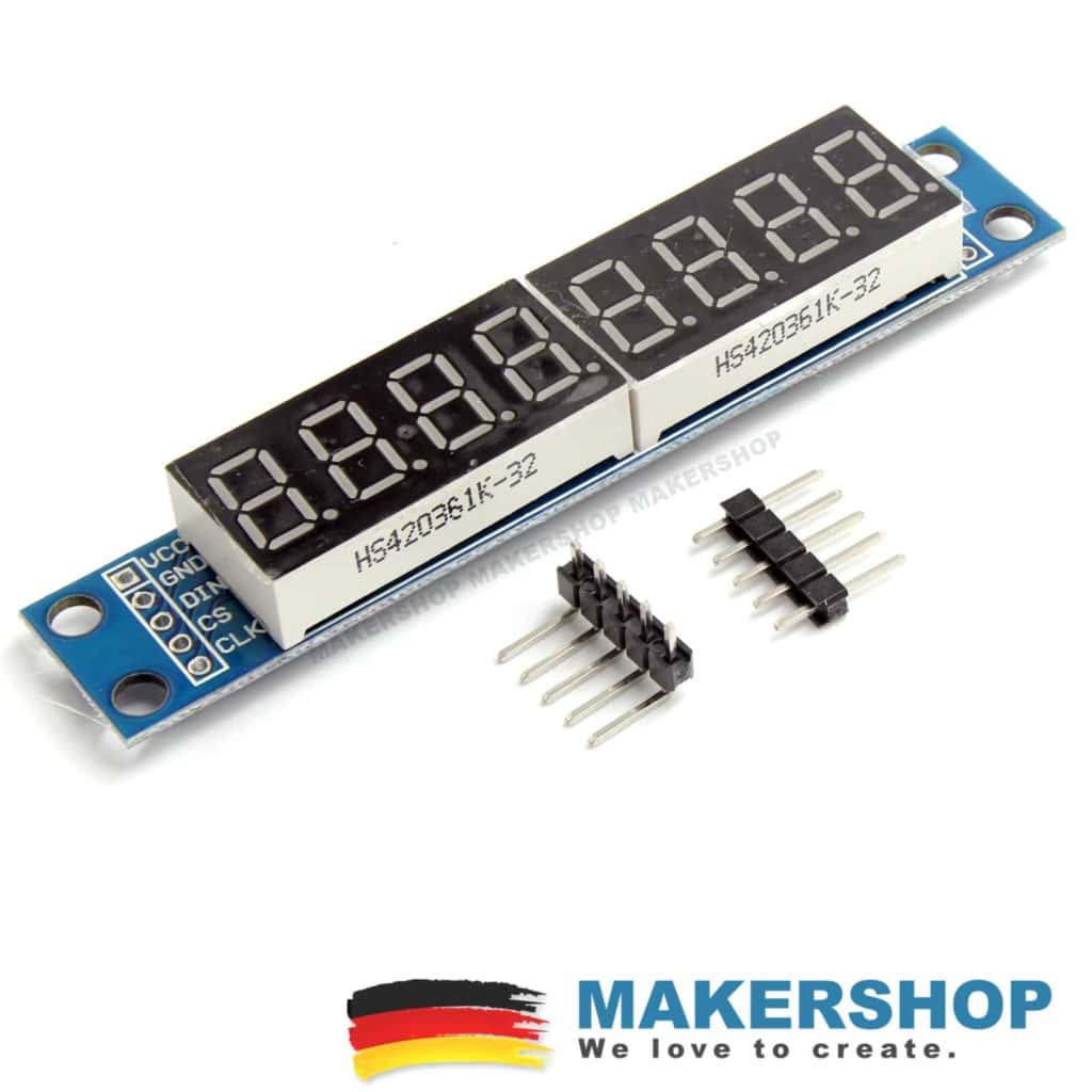 Led 7 Segment 8 Stellig Max7219 Anzeige Modul Arduino Raspberry Pi