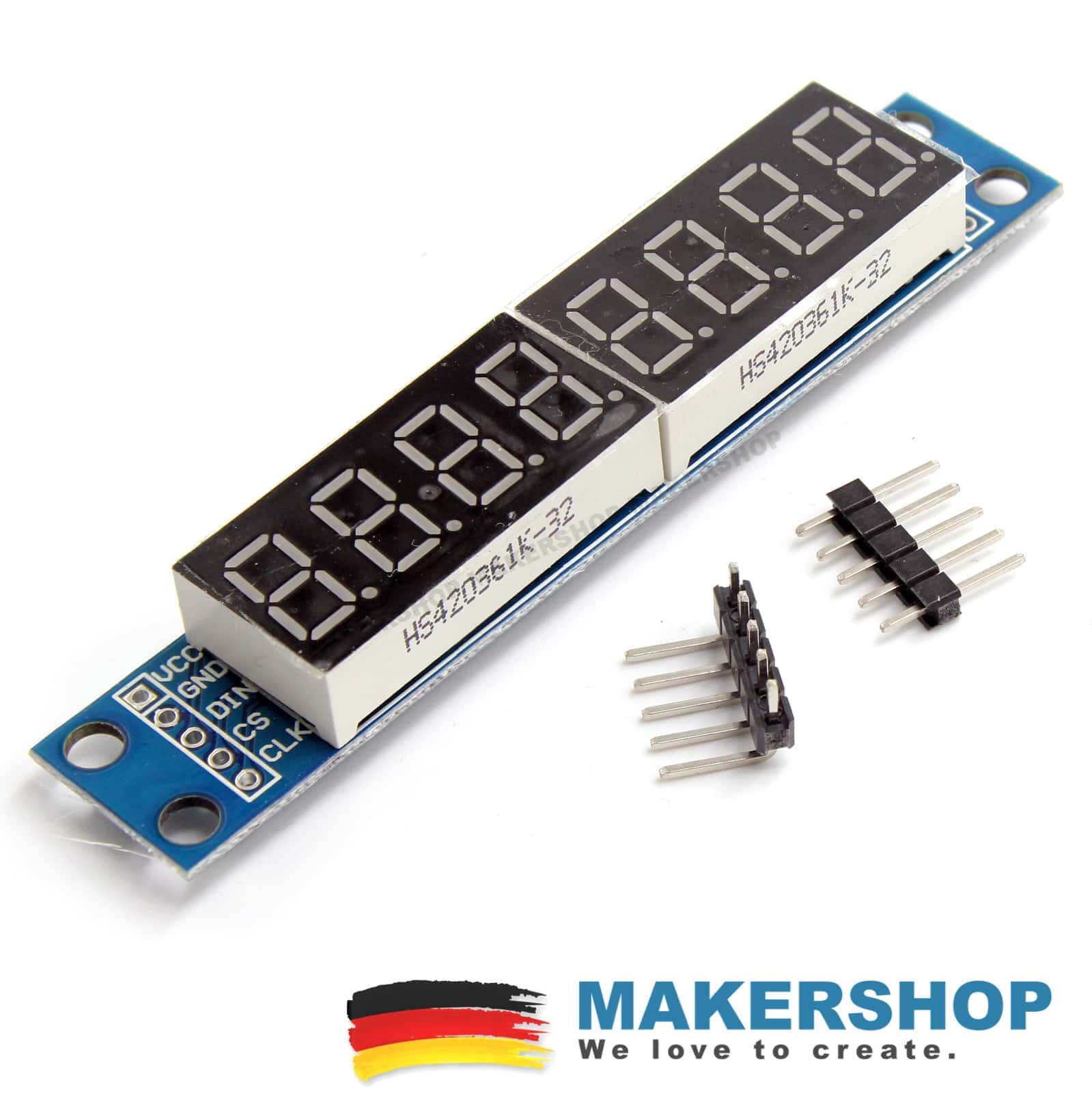 Electronics Kit TM1637 6 Digit LED Display 7 Segment Display 5V Comp ...