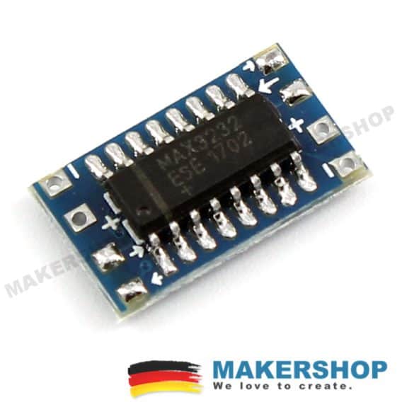 MAX3232 mini seriell TTL Konverter bidirektional Modul MAX232 RS232 ...