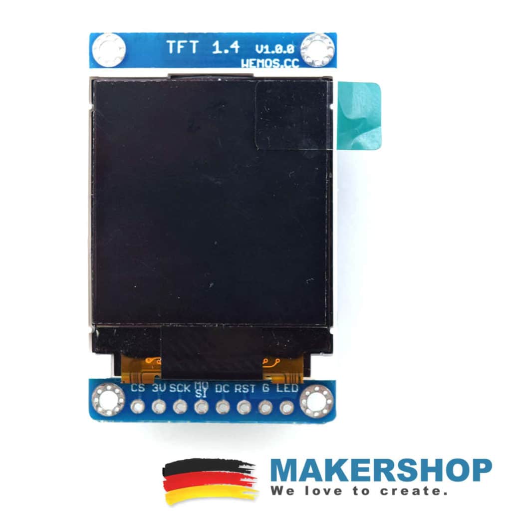 18 Zoll Tft Lcd Display Modul 128×160 Spi Sd St7735 Arduino Raspberry
