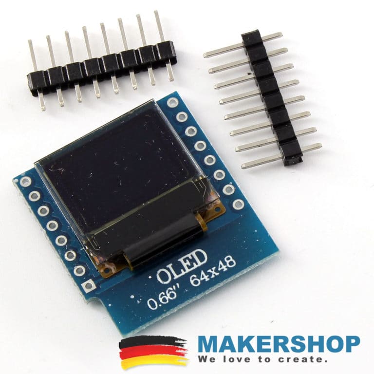 1,3 Zoll Arduino OLED 128×64 Display SSD1306 I2C IIC TWI weiß Raspberry ...