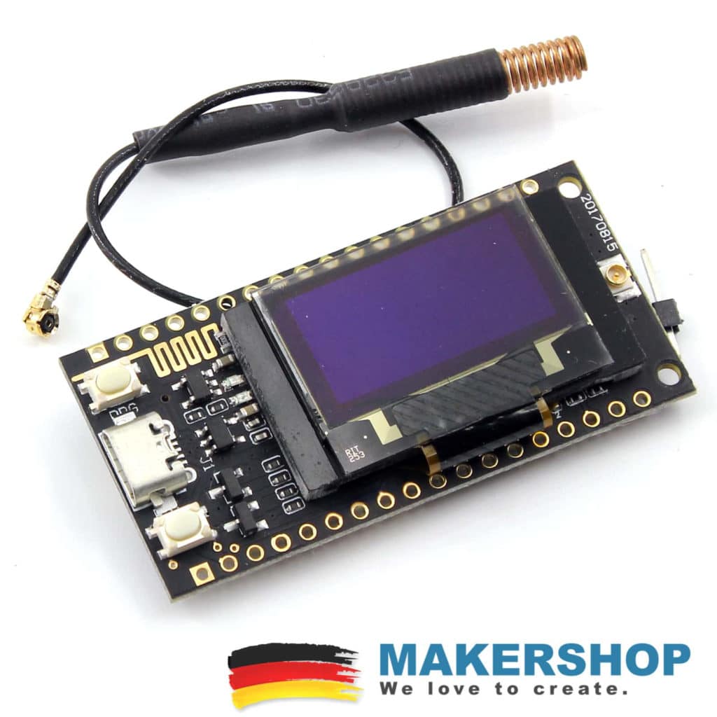 TTGO LORA SX1278 ESP32 433/868 Mhz Development Board 0.96 OLED Display ...