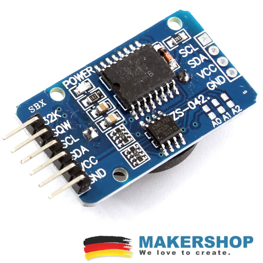 RTC DS3231 I2C Echtzeituhr AT24C32 Real Time Clock Modul Arduino ...