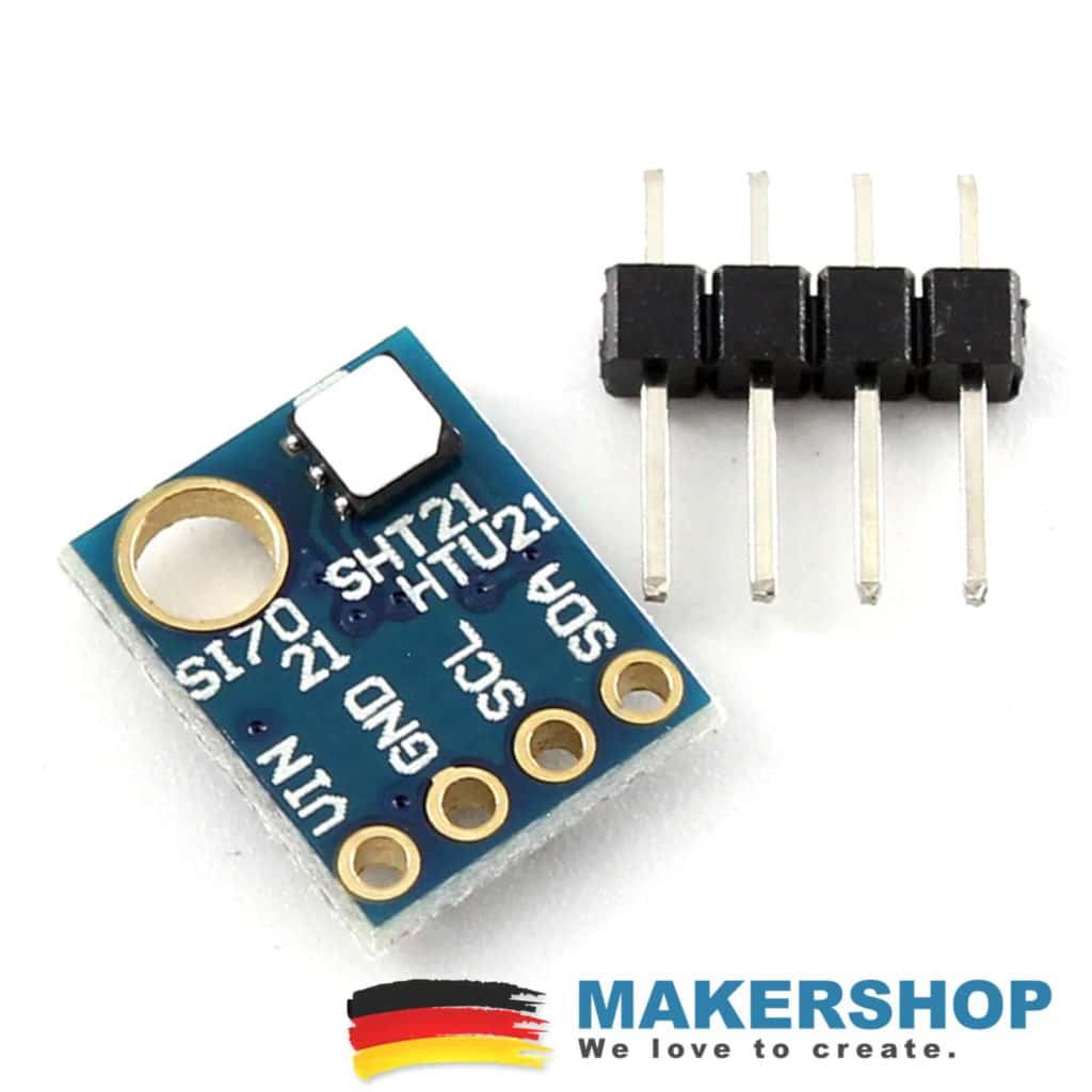 GY-21 I2C Temperatursensor Feuchtigkeitssensor GY21 HTU21 SHT21 Si7021 ...