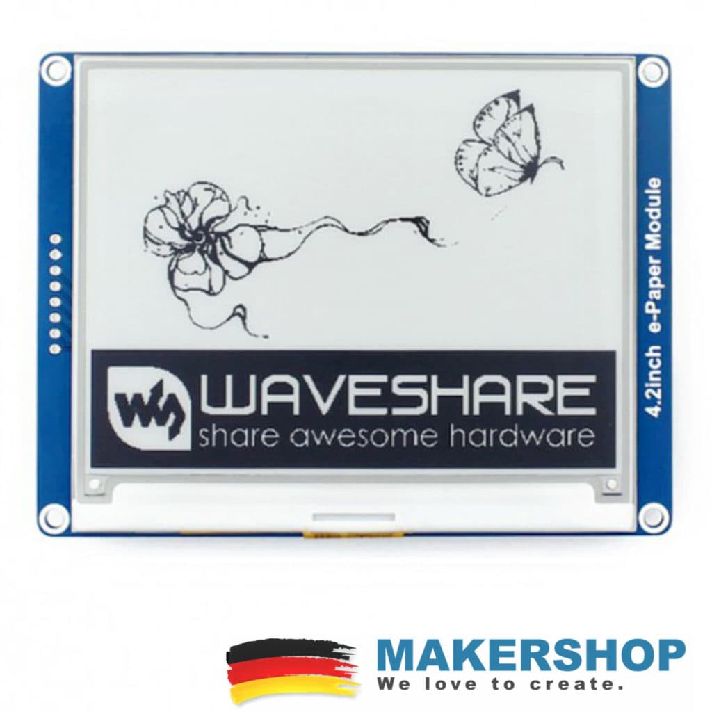 Waveshare 4,2″ Farb E-Ink E-Paper 400×300 SPI LCD Display Modul ...