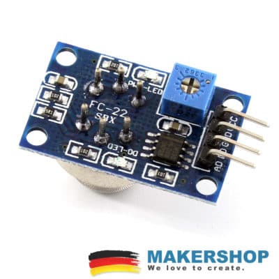 MQ-9 CO Kohlenmonoxid Brennbares Gas Sensor Modul Raspberry Pi Arduino ...