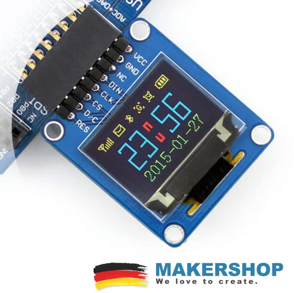 1,8 Zoll TFT LCD Display Modul 128x160 SPI SD ST7735 Arduino Raspberry ...