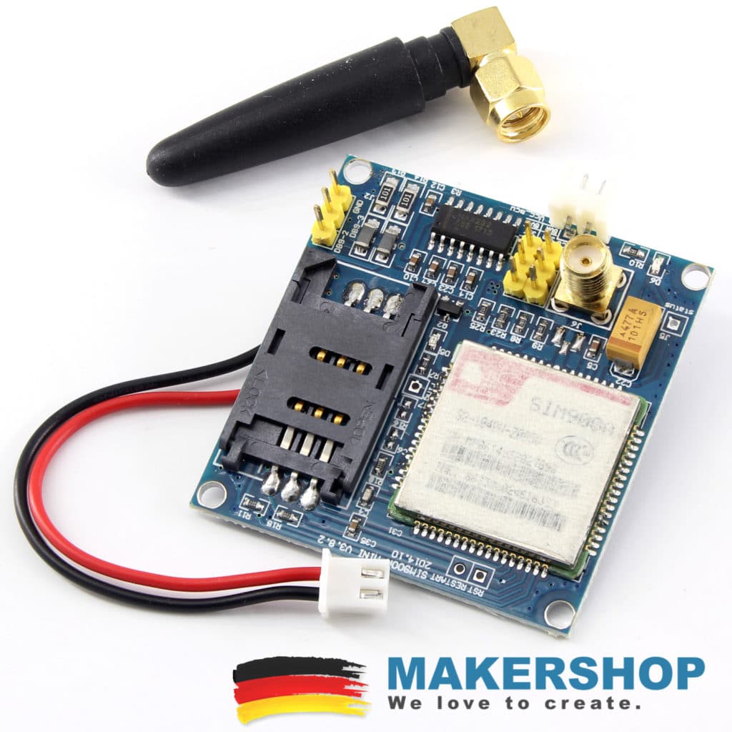 Mini SIM800L GSM GPRS Modul mit Antenne Quad Band Arduino Raspberry Pi ...