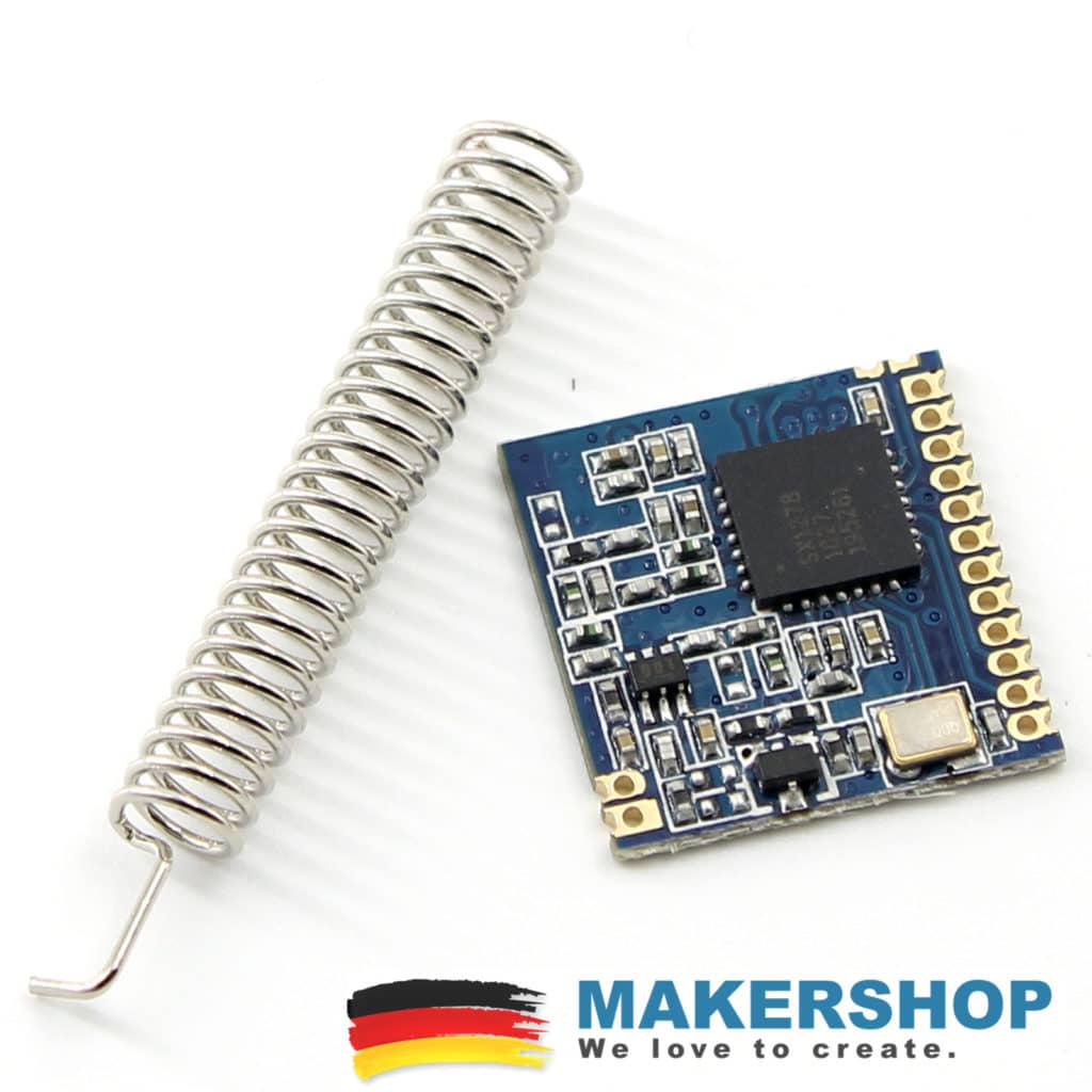 Rfm69hcw 433mhz 433 Mhz Hoperf Funk Modul Ism Transceiver Fsk Spi