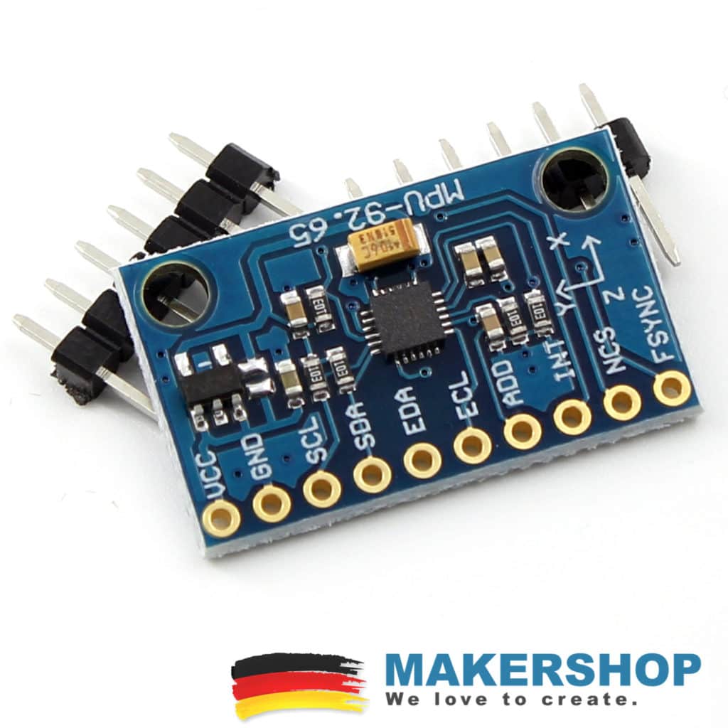 GY-521 MPU-6050 Beschleunigungssensor 3 Achsen Gyroskop Raspberry Pi ...