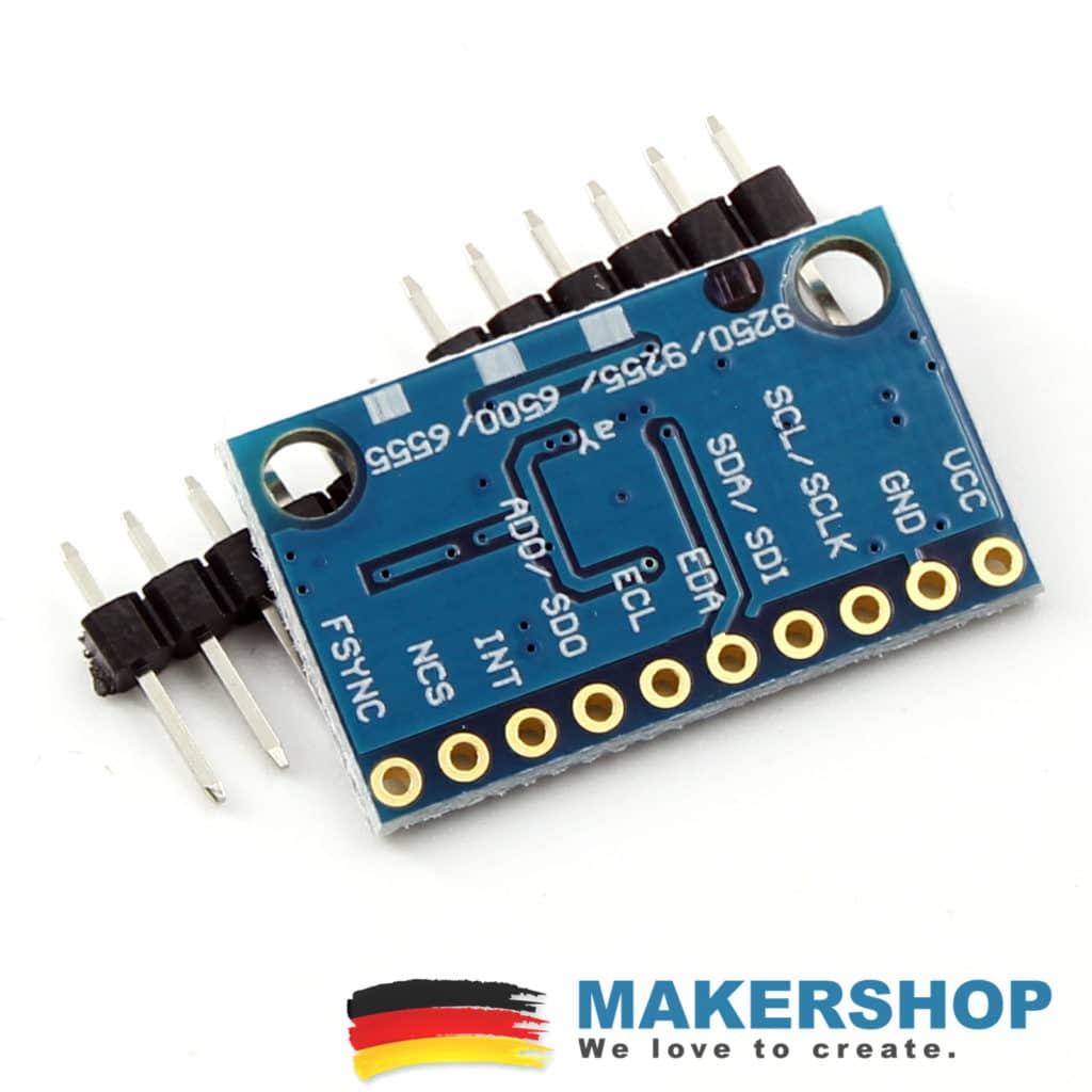 GY-521 MPU-6050 Beschleunigungssensor 3 Achsen Gyroskop Raspberry Pi ...