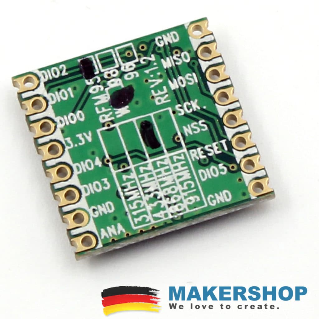 RFM95W 868MHz LoRa Wireless HopeRF Remote Modul Arduino Raspberry Pi ...