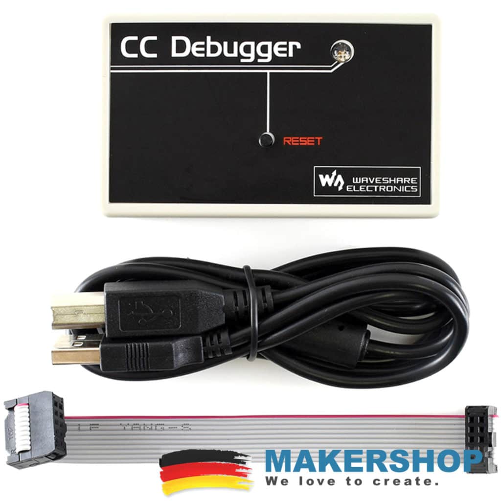 Original Waveshare CC-Debugger Programmer ZigBee USB CC2531 2540 2541 2530 – 6799 – MAKERSHOP.DE