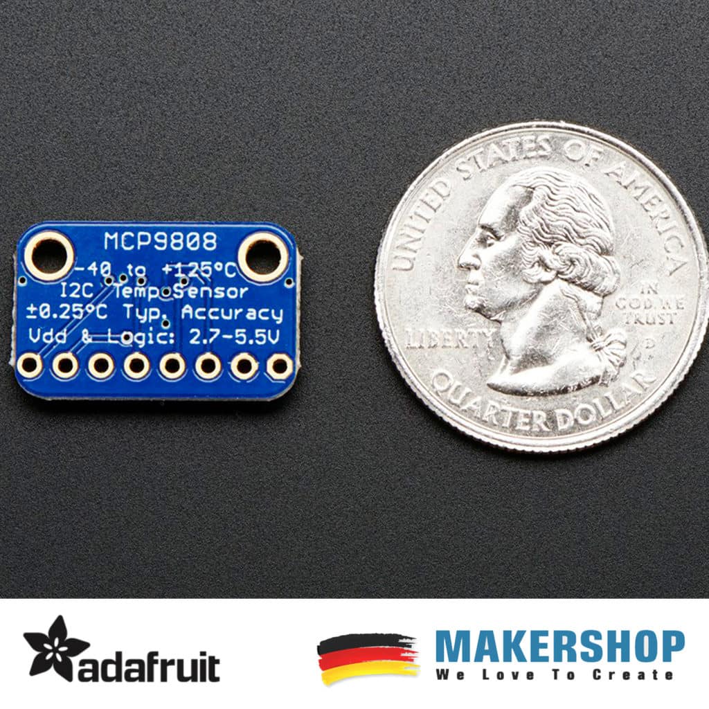 Adafruit MCP9808 I2C Temperature Temperatur Sensor Arduino Raspberry Pi ...