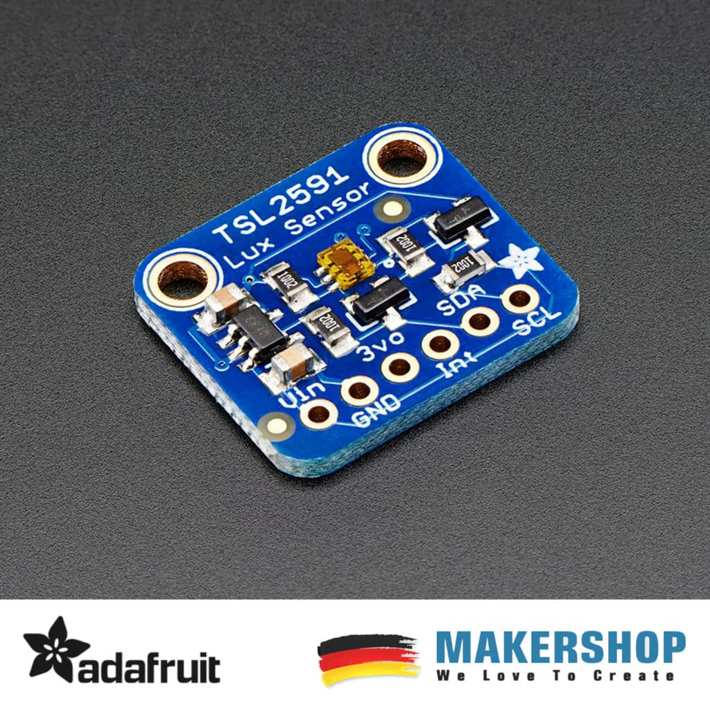 Adafruit TSL2591 High Dynamic Range Digital Light Lux Sensor ...