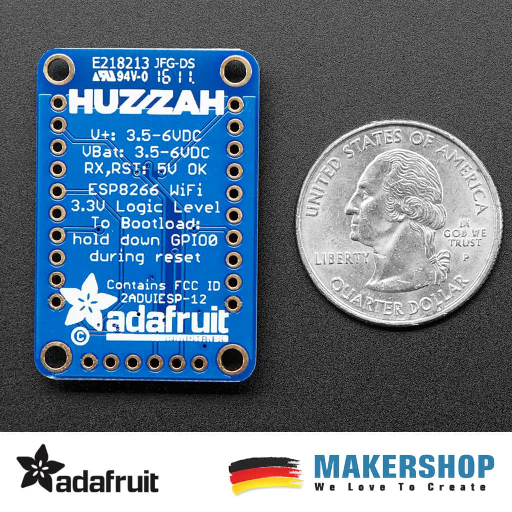 Adafruit HUZZAH ESP8266 Breakout NodeMCU Dev Board Arduino 2471 ...