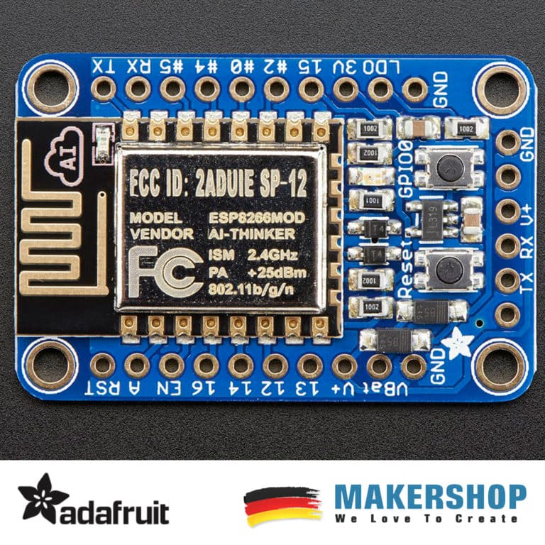 Adafruit HUZZAH ESP8266 Breakout NodeMCU Dev Board Arduino 2471 ...