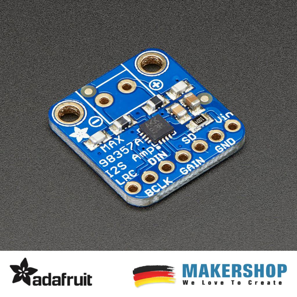 Adafruit I2S MAX98357A 3W Class D Amplifier Breakout Audio Verstärker ...