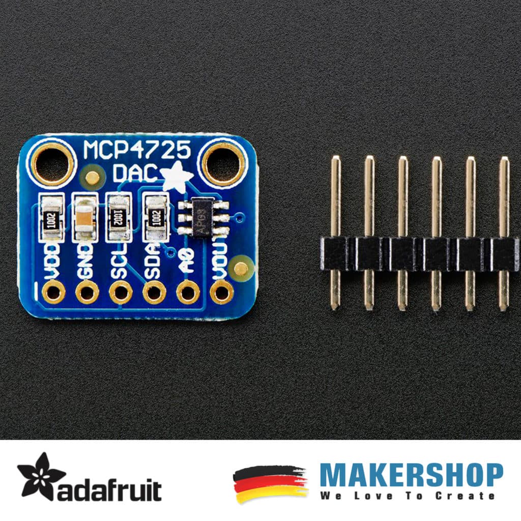 Adafruit MCP4725 Breakout Board 12-Bit DAC I2C Interface Arduino ...