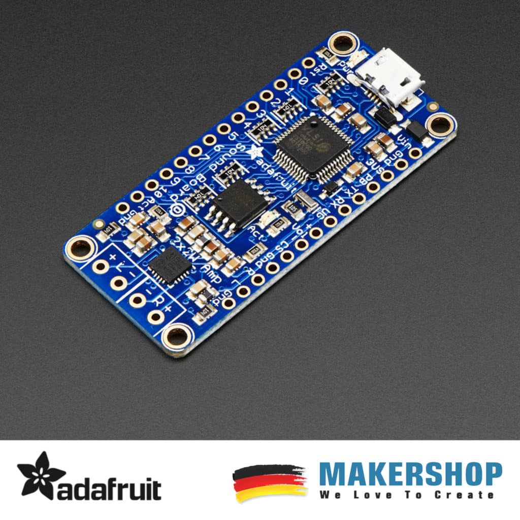 Adafruit Audio FX Sound Board + 2x2W Amp – WAV/OGG Trigger 16MB Arduino ...
