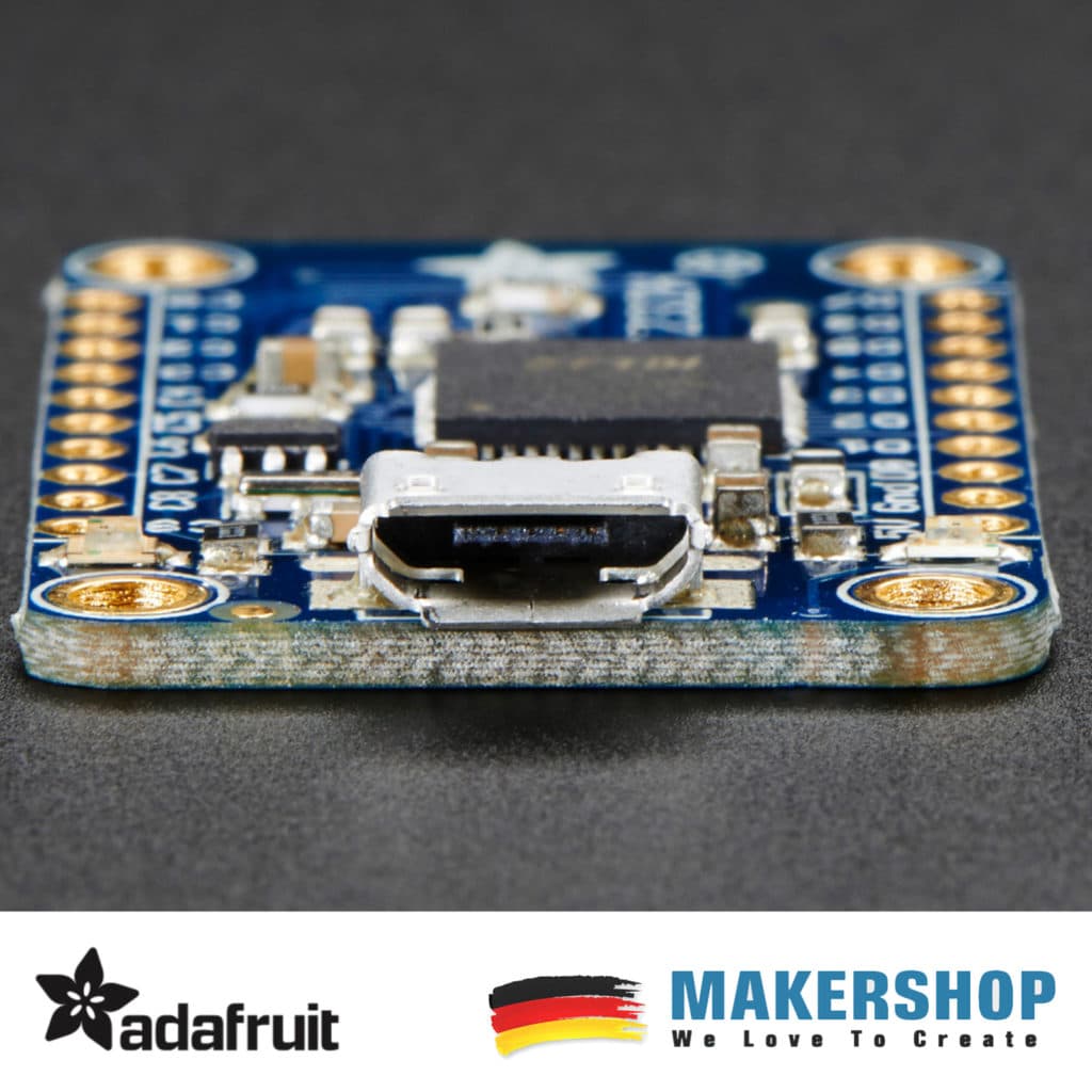 Adafruit FTDI FT232H Breakout Adapter USB zu GPIO SPI I2C UART JTAG Serial 2264 – MAKERSHOP.DE