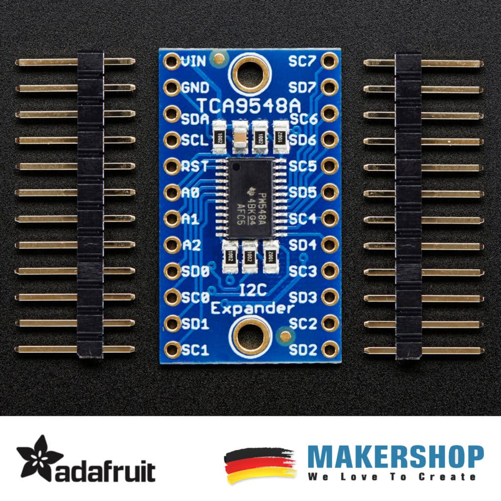 Adafruit TCA9548A I2C Multiplexer Breakout Board Modul Arduino Adressen ...
