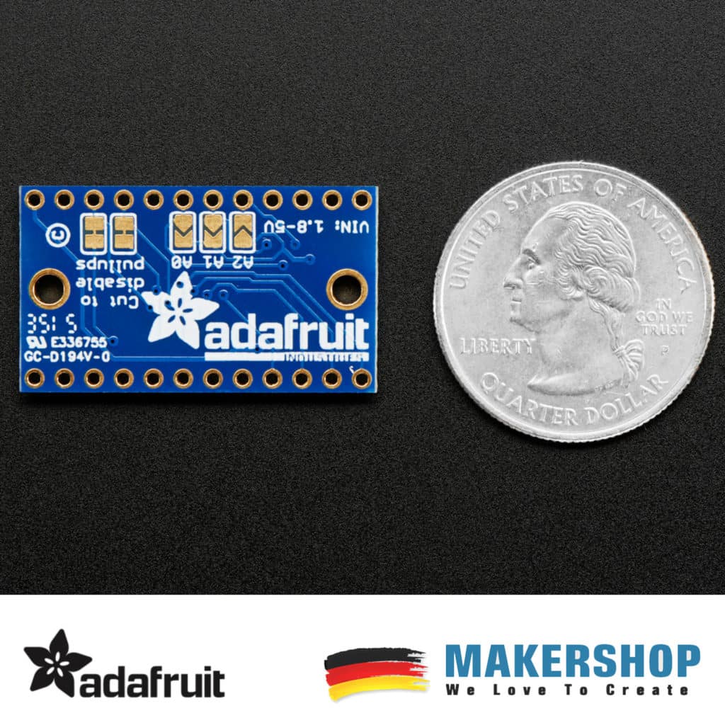 Adafruit TCA9548A I2C Multiplexer Breakout Board Modul Arduino Adressen 2717 – MAKERSHOP.DE