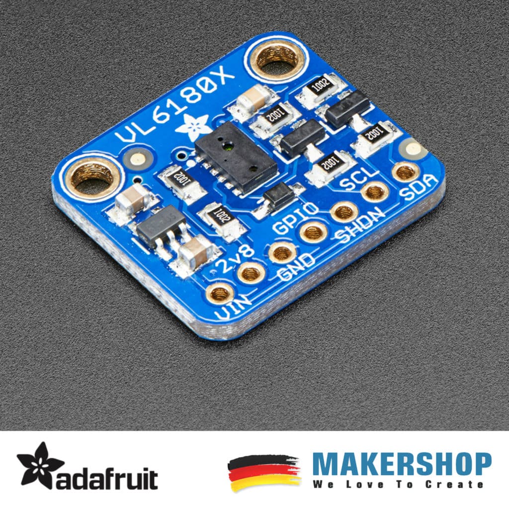 Adafruit VL6180X Sensor Time of Flight Distance Distanz VL6180 5-200mm ...